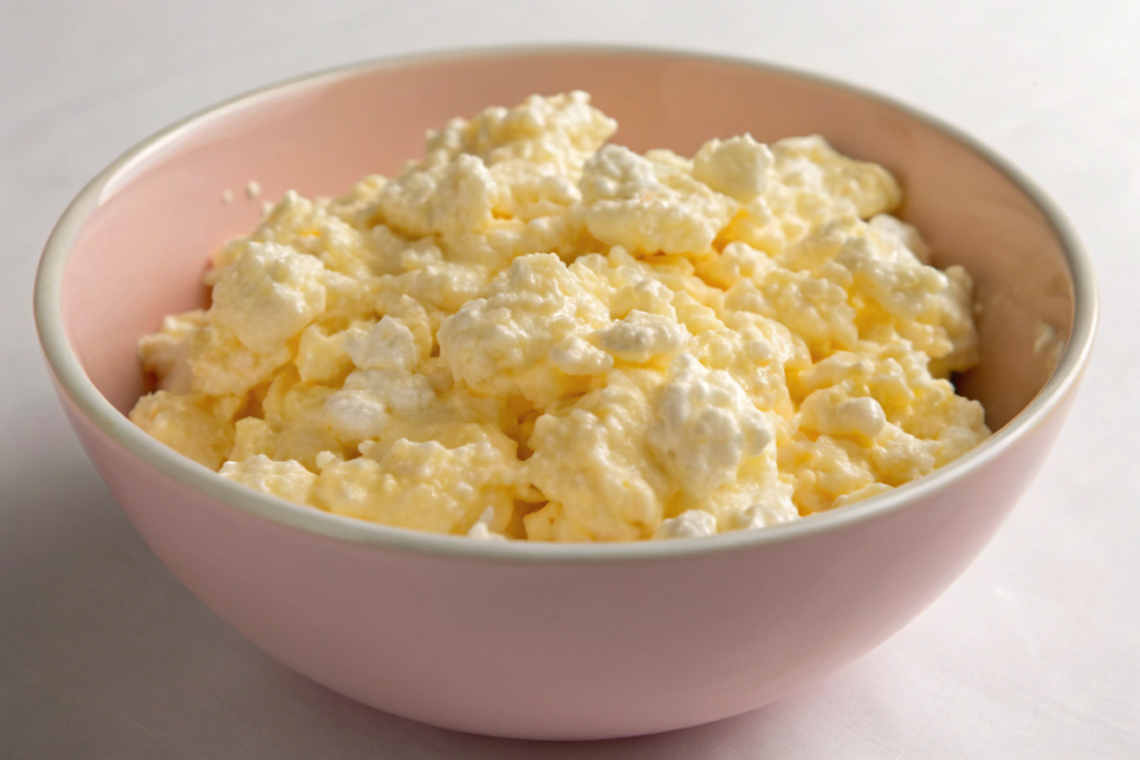 Scrambled Eggs with Cottage Cheese